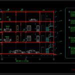 4 Levels House 5x18.6m AutoCAD File Free Download - Free Cad Blocks ...