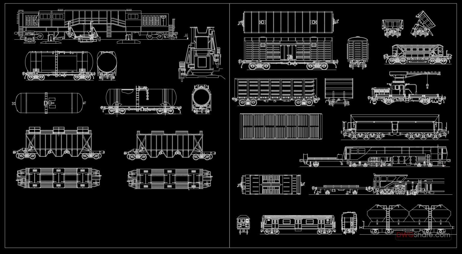 40.Free Railway CAD Blocks