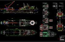 79.Autocad Drawings Of Pile Cap Layout and Sections Details For Download