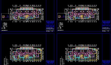 44.Steel Car Parking Shade Structure Details CAD