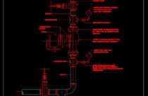 55.Wall Hung Fire Extinguisher Detail Autocad Drawing DWG