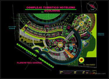 53.Urban landscaping AutoCAD blocks free download