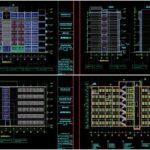6 Floors Hospital Building Elevations AutoCAD File DWG - Free Cad ...