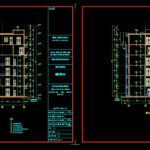 6 Floors Hospital Building Elevations AutoCAD File DWG - Free Cad ...