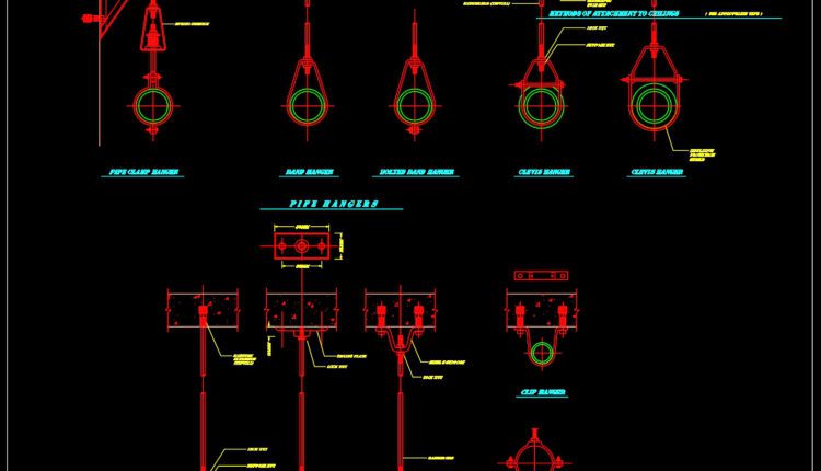 61.Fire System Landing Valve Detail CAD Drawing DWG - Free Cad Blocks ...