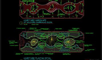 29.Waterfall System Details Autocad Drawing Free Download