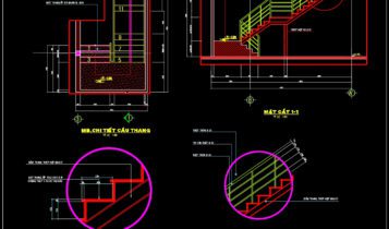 309. CAD drawings for detailed electrical designs for a 3-story townhouse