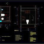 69.WC Layout Plan and elevations details AutoCAD drawing download ...