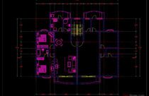 192.Download detailed CAD drawings of the lobby, triple floor