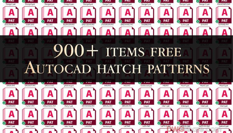 900+ items free Autocad hatch patterns - Free Cad Blocks, download DWG ...