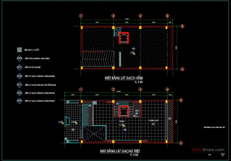 92.Ceramic Tiling CAD Drawings
