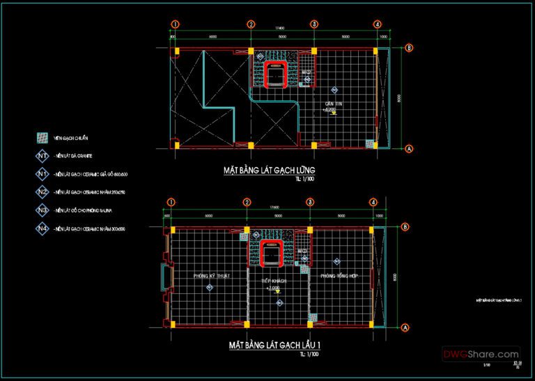 92.Ceramic Tiling CAD Drawings