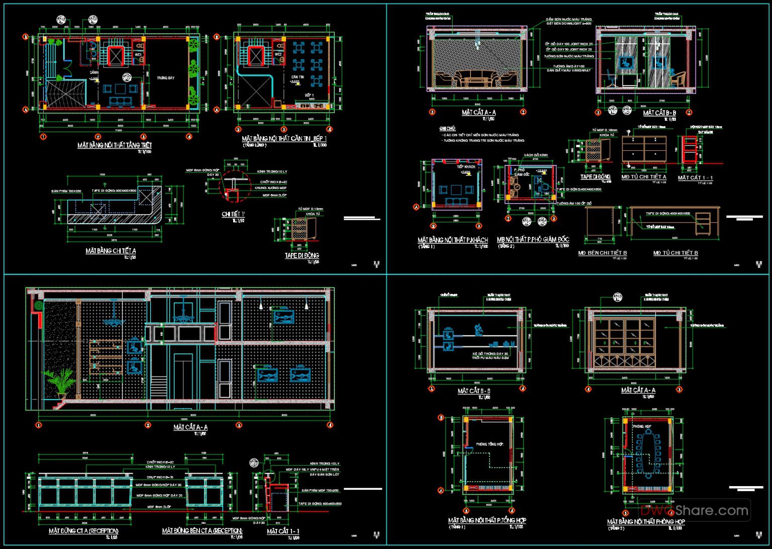 95.Interiors AutoCAD Drawings