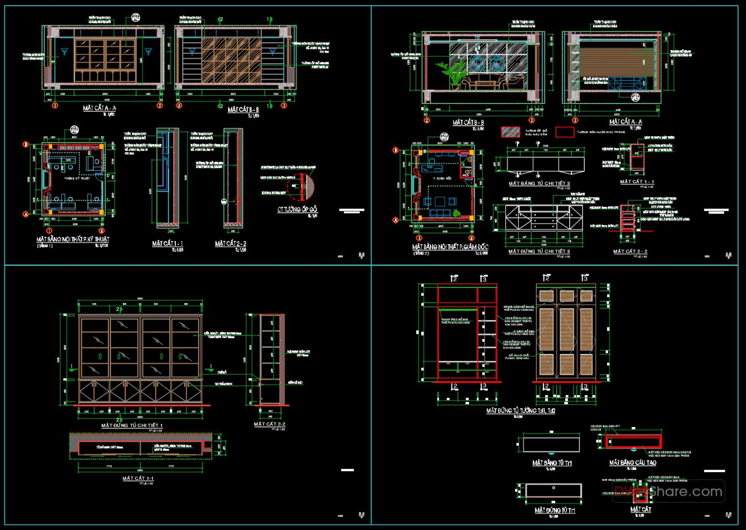 95.Interiors AutoCAD Drawings