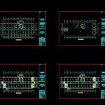 Architectural structural drawing of Hospital building - Free Cad Blocks ...