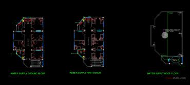 Central Complex Layout Plan AutoCAD File DWG