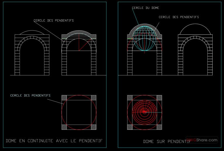 Dome free AutoCAD drawings