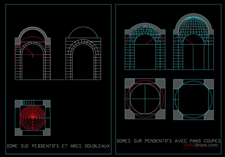 Dome free AutoCAD drawings