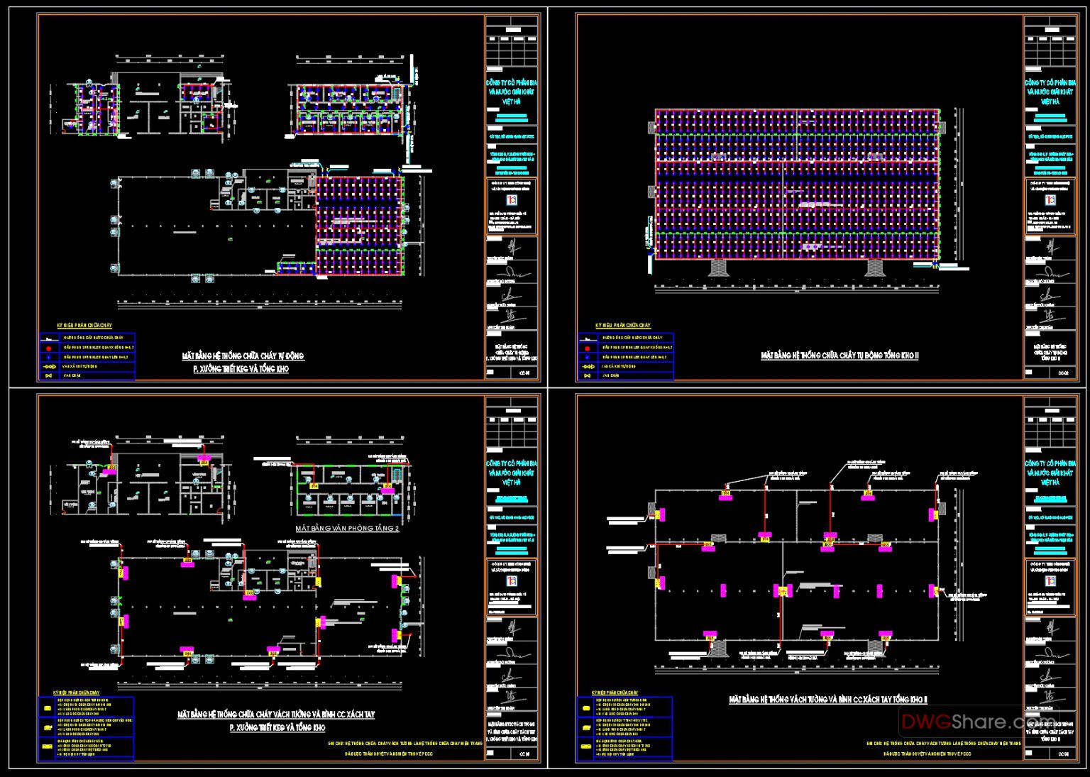 Fire Alarm Drawings For Factory Details AutoCAD File Free Download