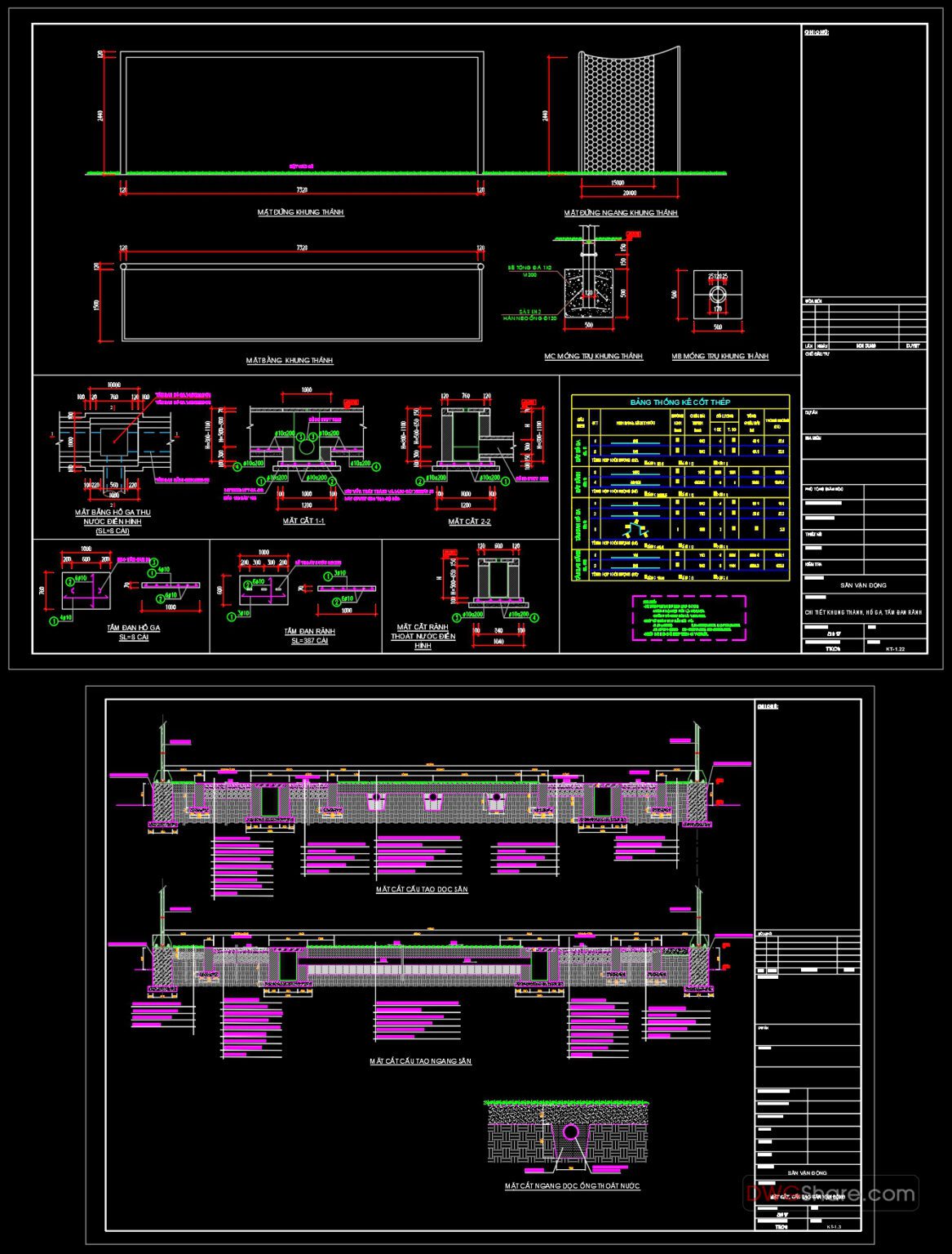 Football Stadium Details Autocad File Dwg