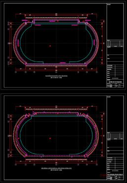 Football Stadium Details Autocad File Dwg