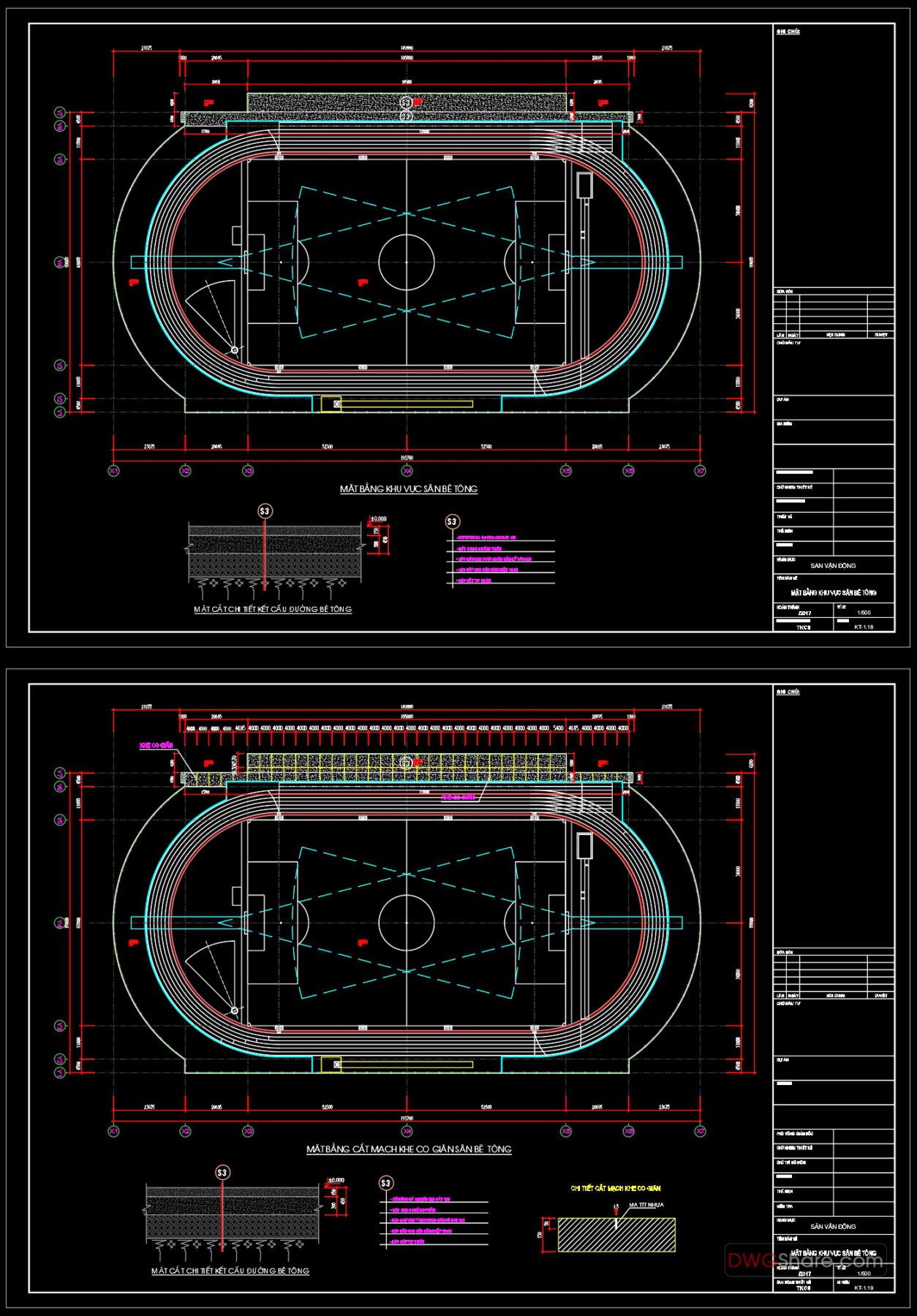 Football Stadium Details Autocad File Dwg