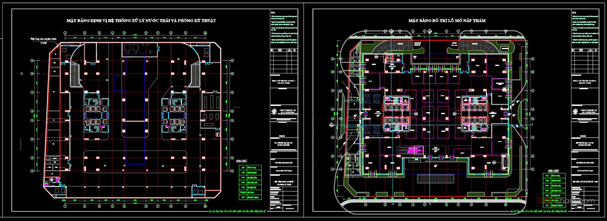 Full set of ShopDrawing drawings of high-rise, low-rise buildings, villas