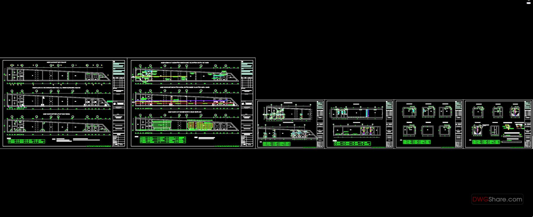 Full set of ShopDrawing drawings of high-rise, low-rise buildings, villas