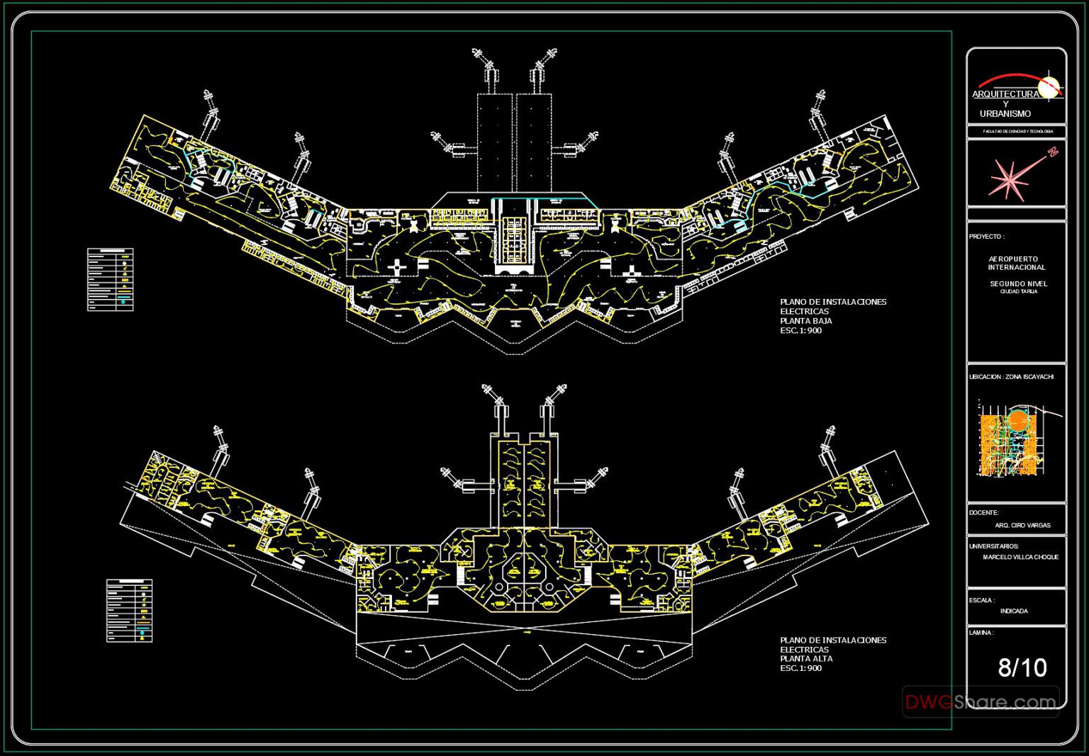 INT Airport Layout Plan AutoCAD File