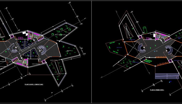 Museo de arte moderno free AutoCAD drawings - Free Cad Blocks, download ...