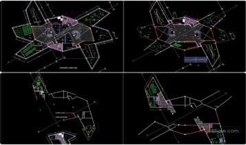 Free Drawing in Autocad: Museums CAD Blocks for format DWG