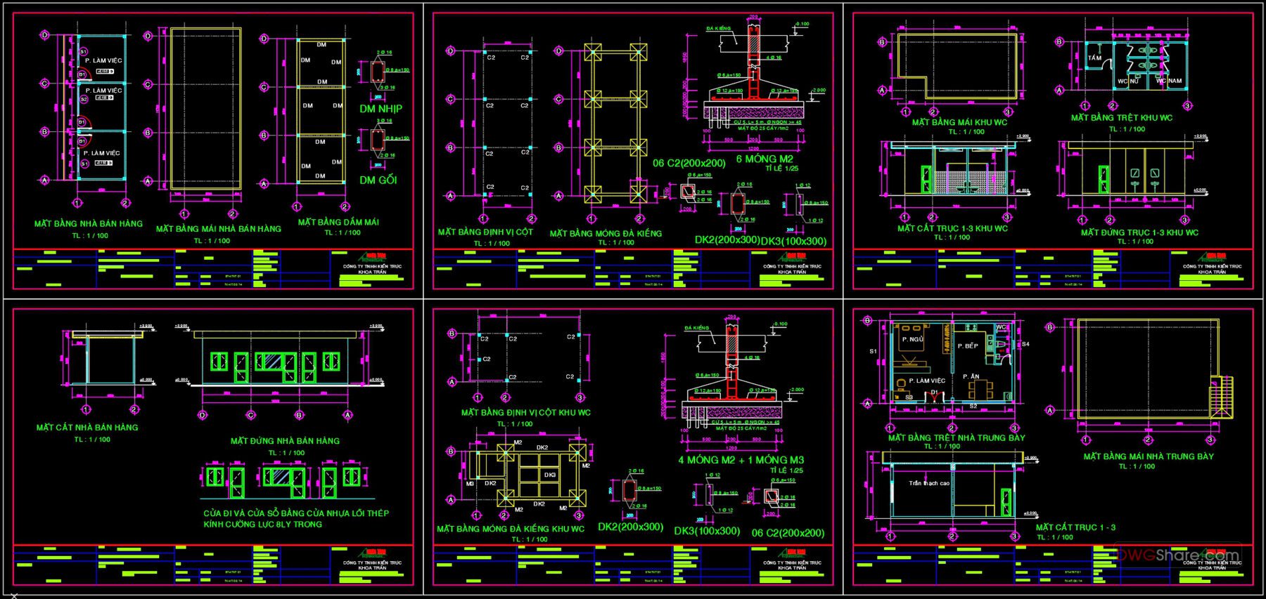 Petrol station Details AutoCAD File DWG