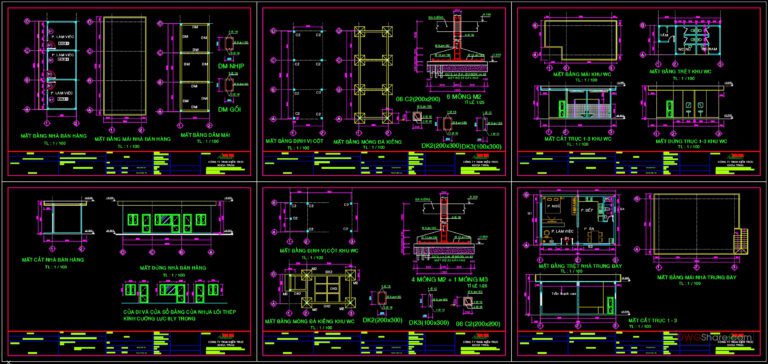 Petrol station Details AutoCAD File DWG