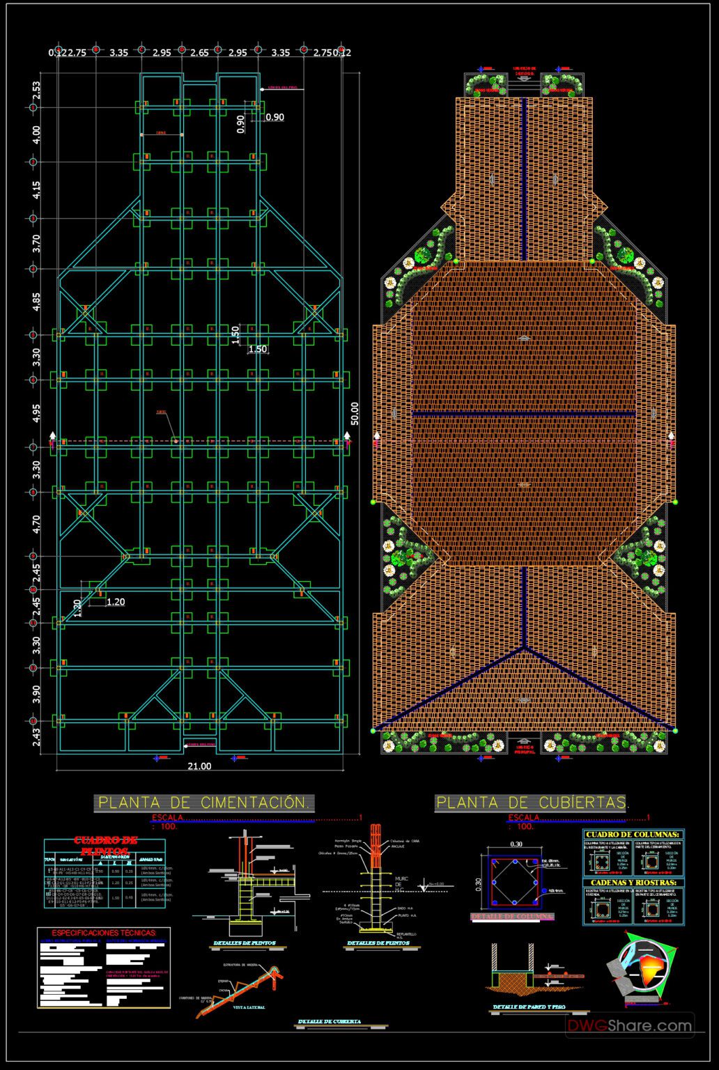 Restaurant Layout Plan with Details AutoCAD File DWG