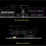 Restaurant Plan and Elevation with Sanitary Details AutoCAD File DWG ...