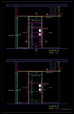 Sample Room Service Cabinrt and Wardrobe Details AutoCAD File DWG
