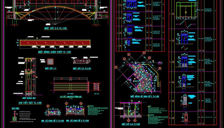 Small Coffee Shop Design Details AutoCAD File DWG - Free Cad Blocks ...