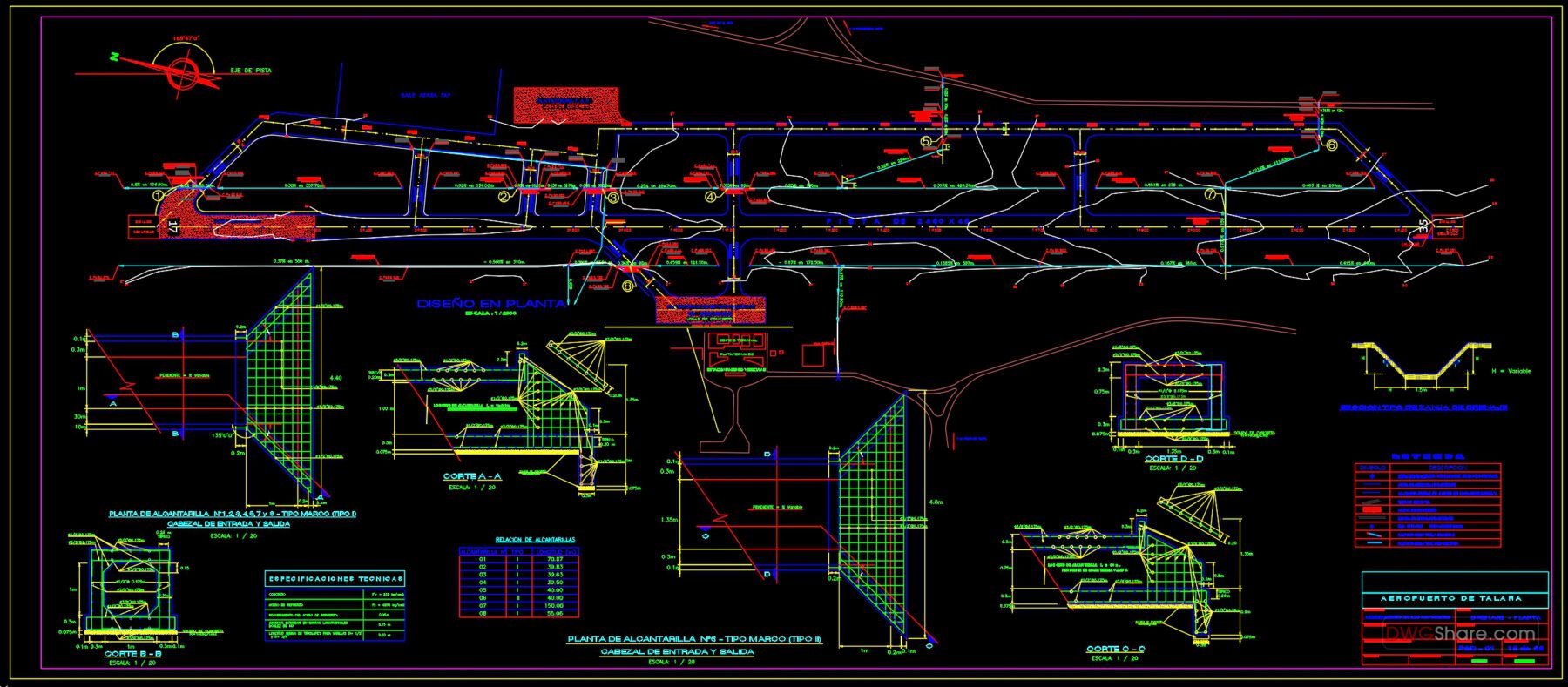 TALARA Airport Autocad DWG File
