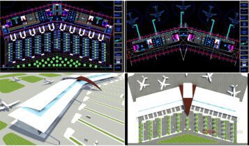 602. Free Download CAD File – Atrium Roof Grid Structure Details