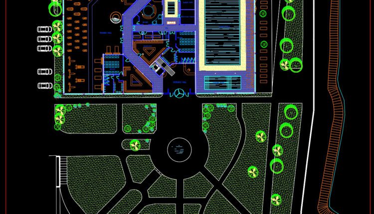 Wellness and SPA complex free AutoCAD drawings - Free Cad Blocks ...