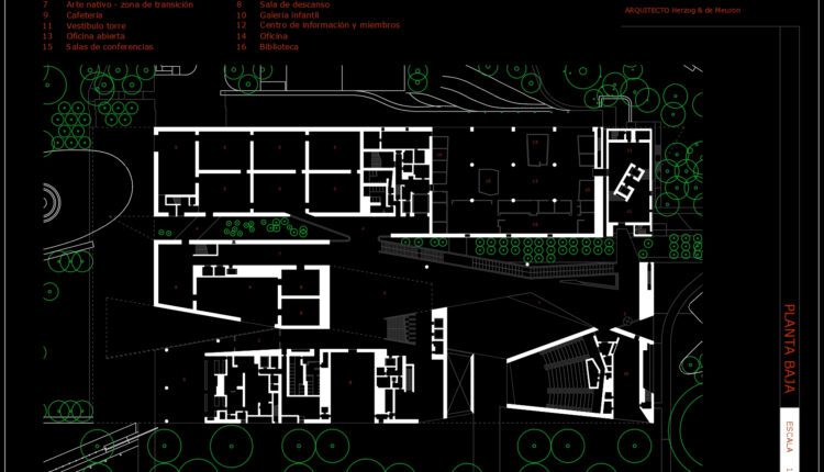 Young museum AutoCAD File DWG - Free Cad Blocks, download DWG models for architects, designers ...