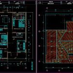 1 Level House 8x12m AutoCAD File Free Download - Free Cad Blocks ...