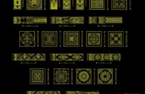 38.Decorative pattern free download | Free download website of Autocad ...