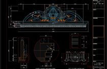 12.Multi function hall AutoCAD File DWG