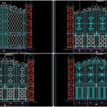 106.Gate design AutoCAD blocks free download (6) - Free Cad Blocks ...