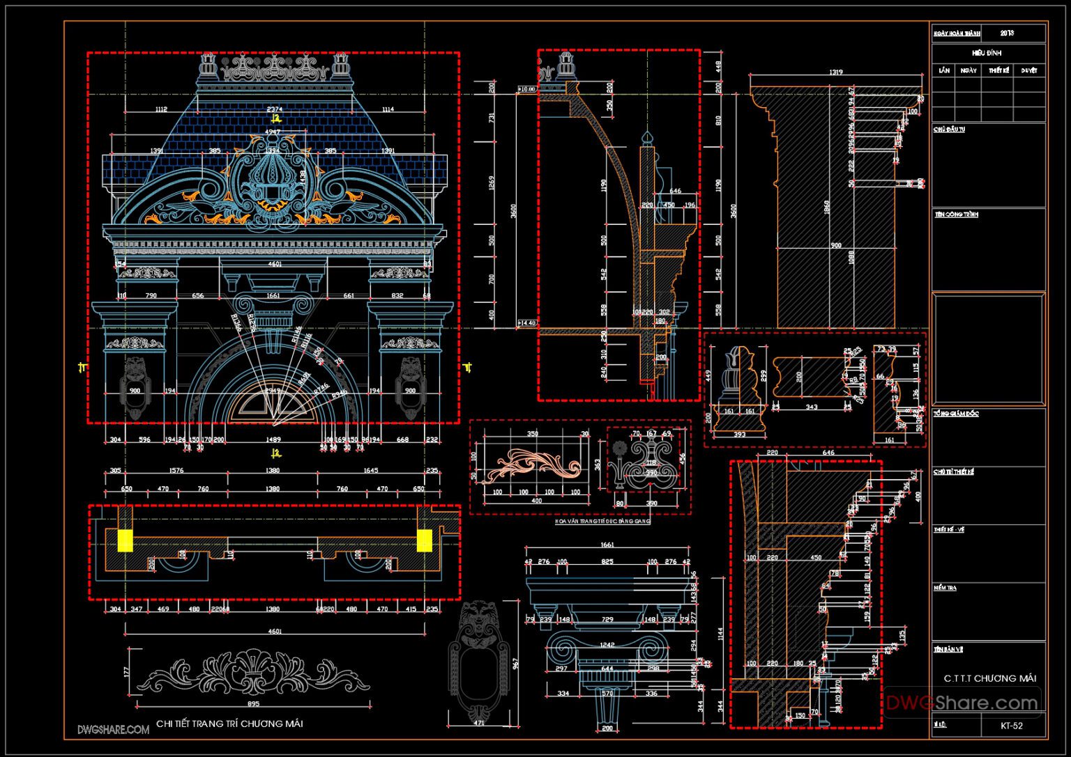 108.Classical Architectural details Blocks free download