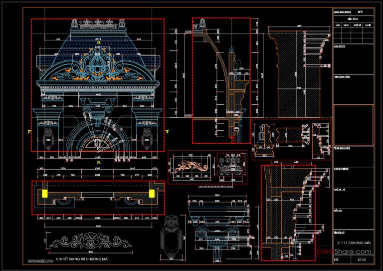 108.Classical Architectural details Blocks free download