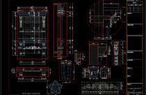 138.Detailed drawings of decorative patterns and moldings in CAD format