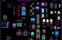 372. Download detailed CAD drawings of solid wood wall cladding for villas