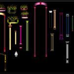 119.Cad classical elements cad blocks free dwg - Free Cad Blocks ...